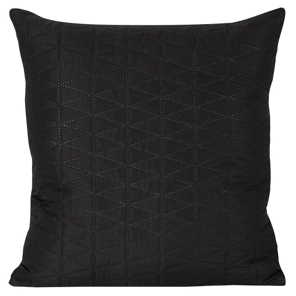 Ukrasna jastučnica BONI sa geometrijskim motivima CRNA