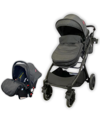 NouNou G2 kolica za bebe 2 u 1 sa auto sedištem Dark Grey