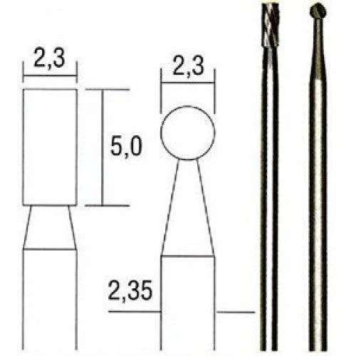 PROXXON Set glodala Ø 3.0 ili 2.35mm, 28750