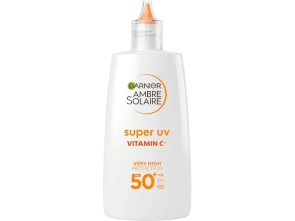 Garnier Dnevni fluid protiv tamnih fleka sa vitaminom C* i sa veoma visokom zaštitom SPF 50+ Ambre Solaire 40ML