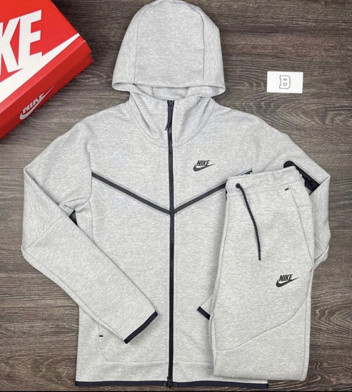 Sivi tech fleece gornji deo