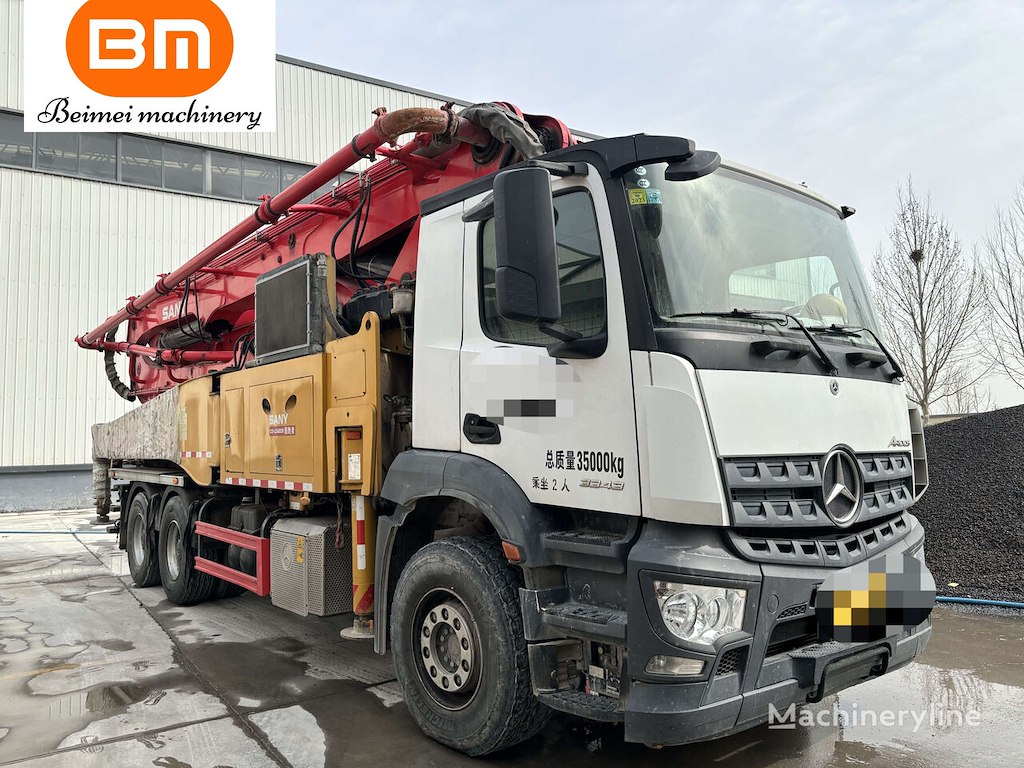 Sany Cement Pumping Trailer na šasiji Mercedes-Benz 49M Sany 2020 Concrete Pump Truck in Stock pumpa za beton