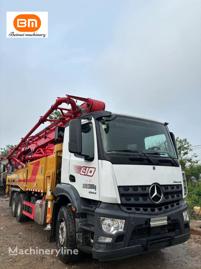 Sany 52M SYM5353THB Top Excellent Condition 500h Concrete Pump Truck na šasiji Mercedes-Benz Arocs 3343 pumpa za beton