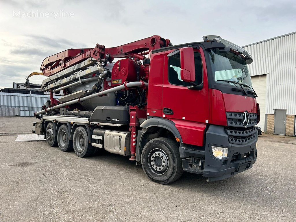 Cifa 25H+9m3 na šasiji Mercedes-Benz Arocs 3743 8x4 CIFA 25H+9m3, top condition, 28, euro 6 pumpa za beton