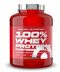 SCITEC 100% Whey Professional 2,35kg
čokolada-lešnik