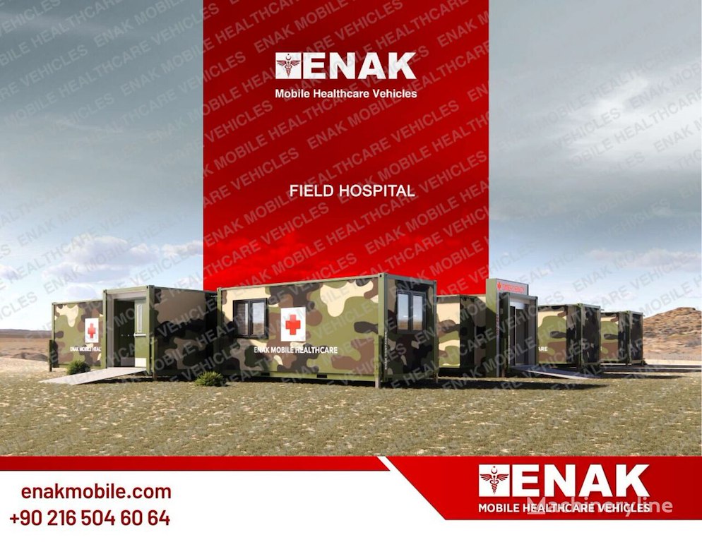 Novi ENAK FIELD HOSPITAL CONTAINER medicinski blok kontejner