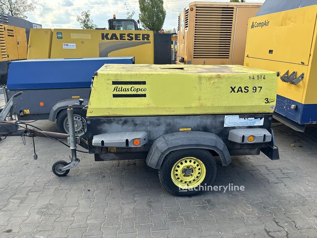 Atlas Copco XAS 97 DD mobilni kompresor