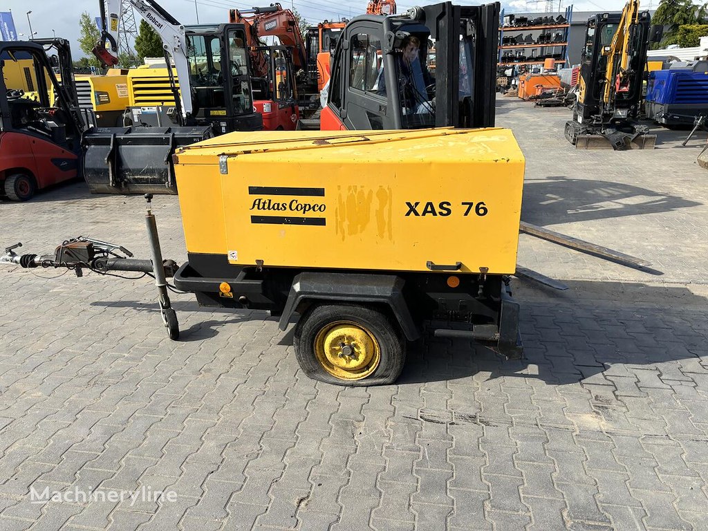 Atlas Copco XAS 76 DD mobilni kompresor