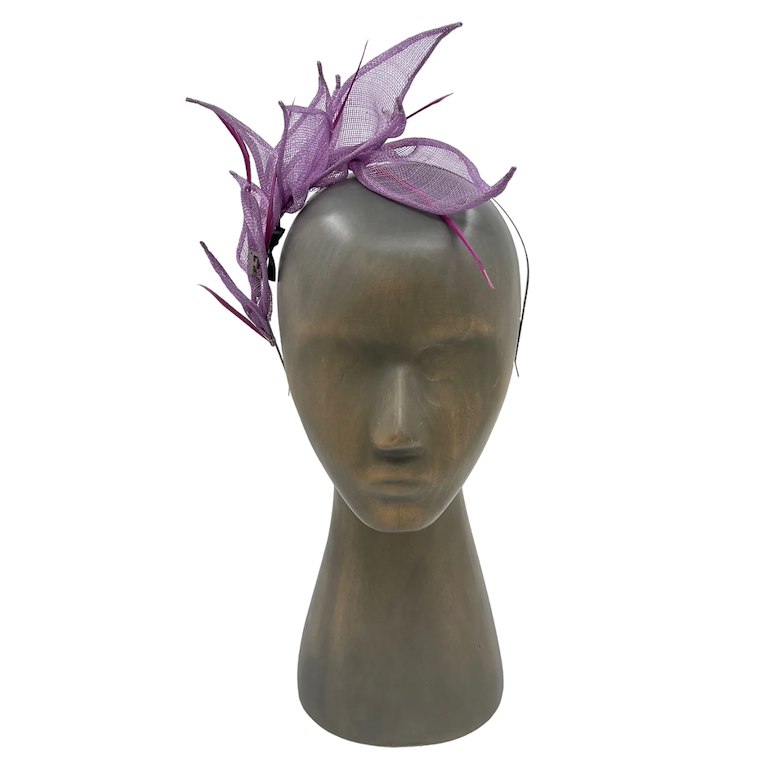 LAVANDER FOLIO FASCINATOR