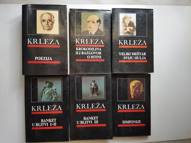 Izabrana dela 1-6, Miroslav Krleža