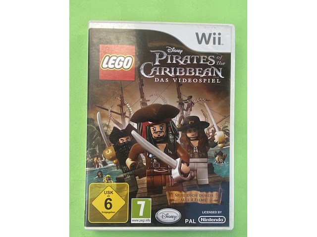 Lego Pirates Caribbean - Nintendo Wii igrica
