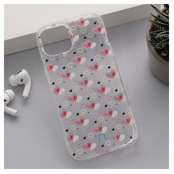 MASKA NANOBIT PRINT ZA IPHONE 13 HEARTS