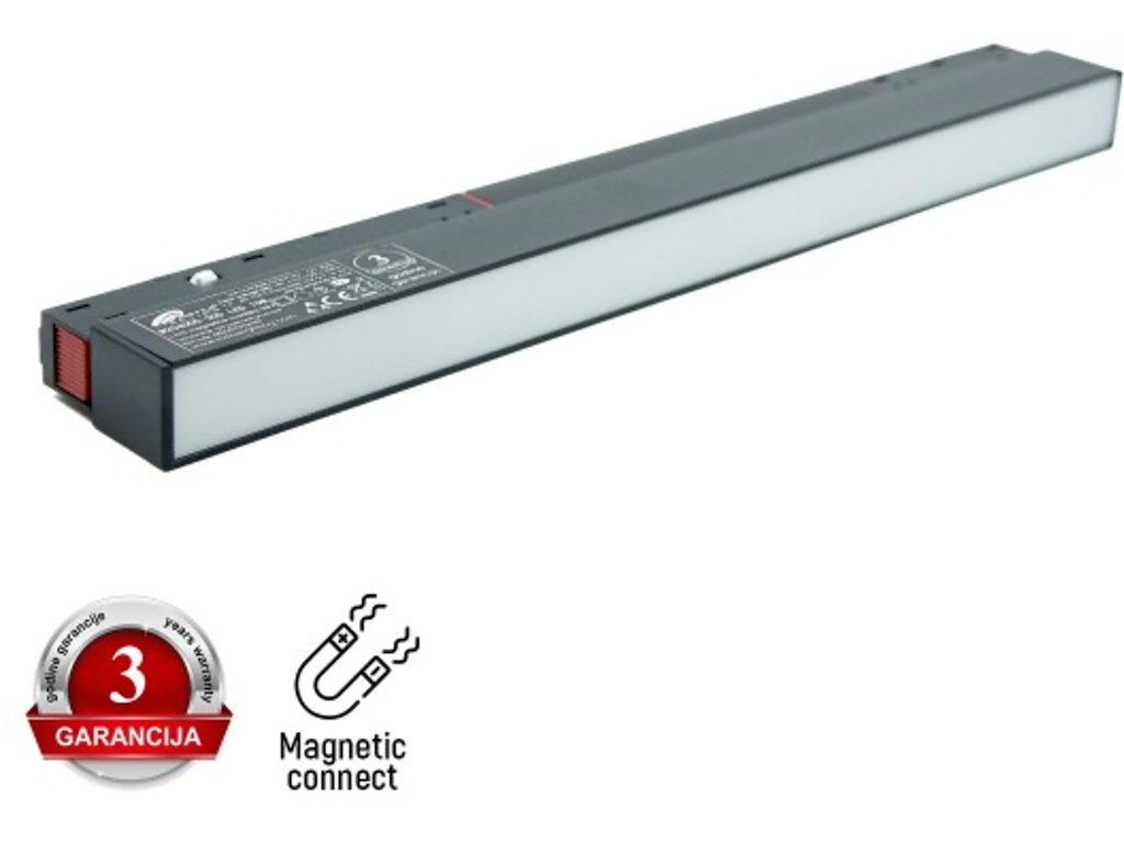 Mitea Lighting LED magnetna linearna svetiljka 120° 300x22x45mm M204000-300 4000K 15W 48V