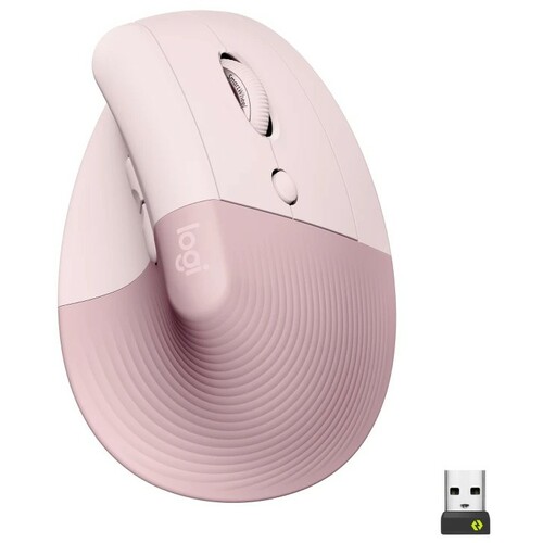 LOGITECH Lift Vertical Ergonomic ROSE 910-006478