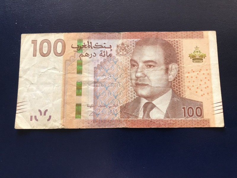 MAROKO 100 DIRHAMA.