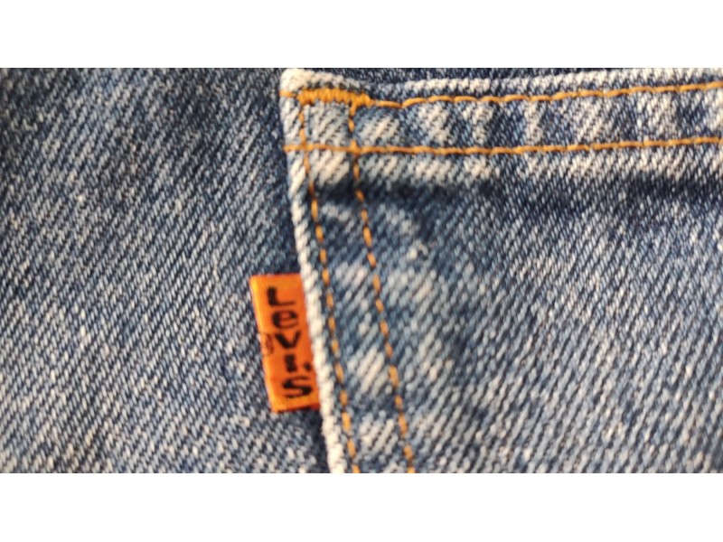 ORIGINAL LEVIS 619 VINTAGE FARMERKE, ORANGE LABEL