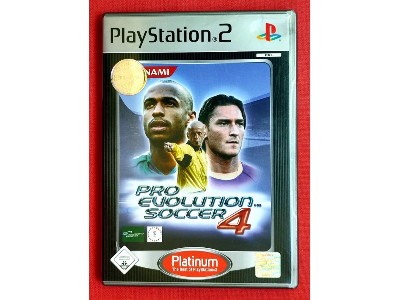 Pro Evolution Soccer 4 - Platinum / PS2 Orig. Igra