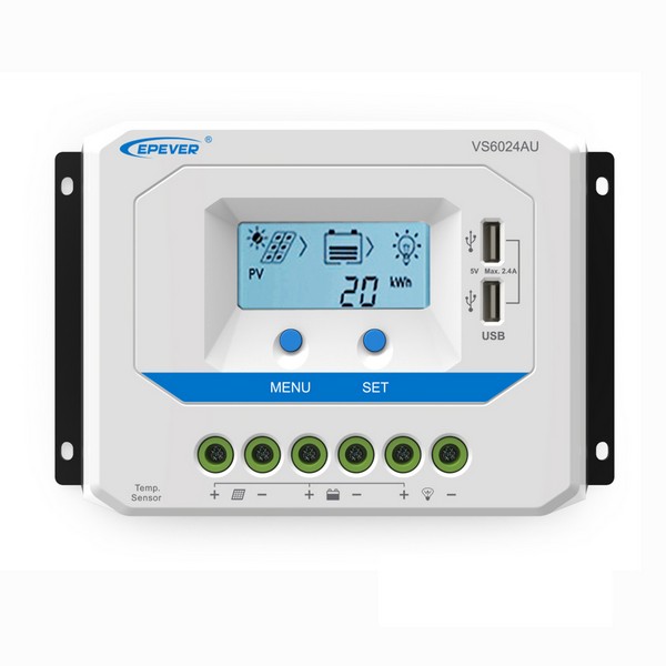 SOLARNI KONTROLER PUNJENJA 60A 12/24VDC VS6024AU LCD EPEVER