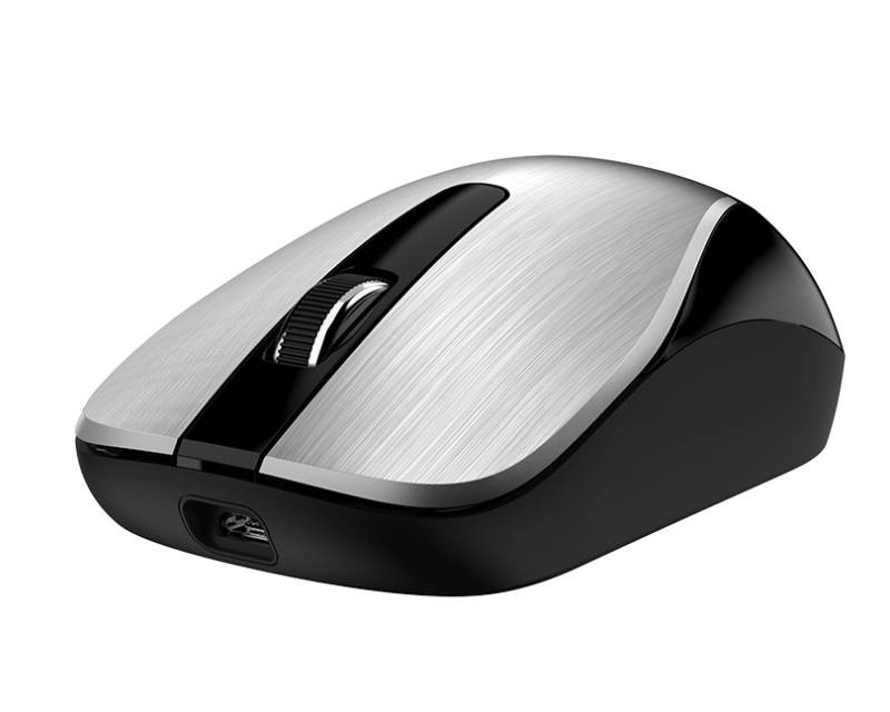 GENIUS - ECO-8015 Silver USB srebrni miš