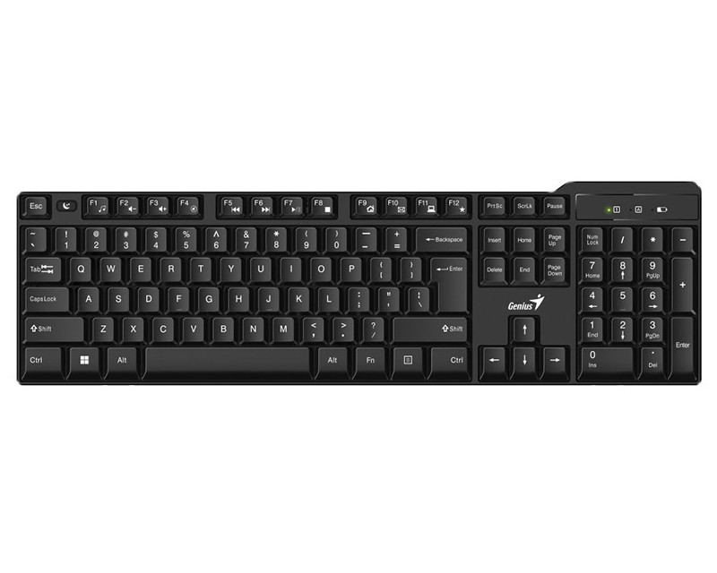 GENIUS - KB-7100X Wireless USB US wireless crna tastatura