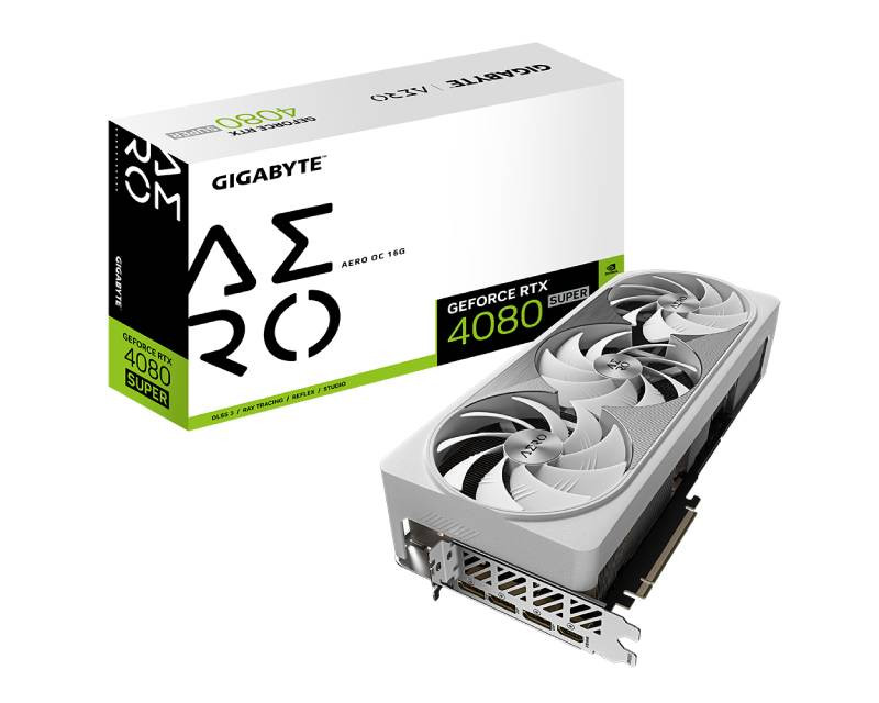 GIGABYTE - nVidia GeForce RTX 4080 SUPER AERO 16GB 256bit GV-N408SAERO OC-16GD grafička karta