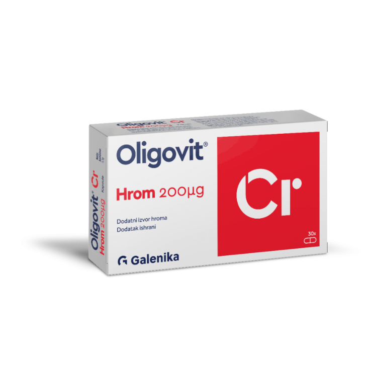 Oligovit Cr 200mcg, 30 kapsula