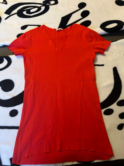 Crvena pamucna haljina Zara