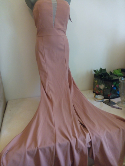 Nova roze top sirena haljina S/M