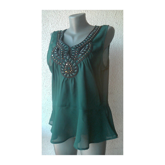bluza modro zelena br M ili L FRANSA