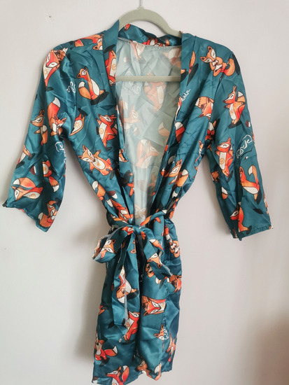 NOVO Kimono / bade mantil print fox XS/S