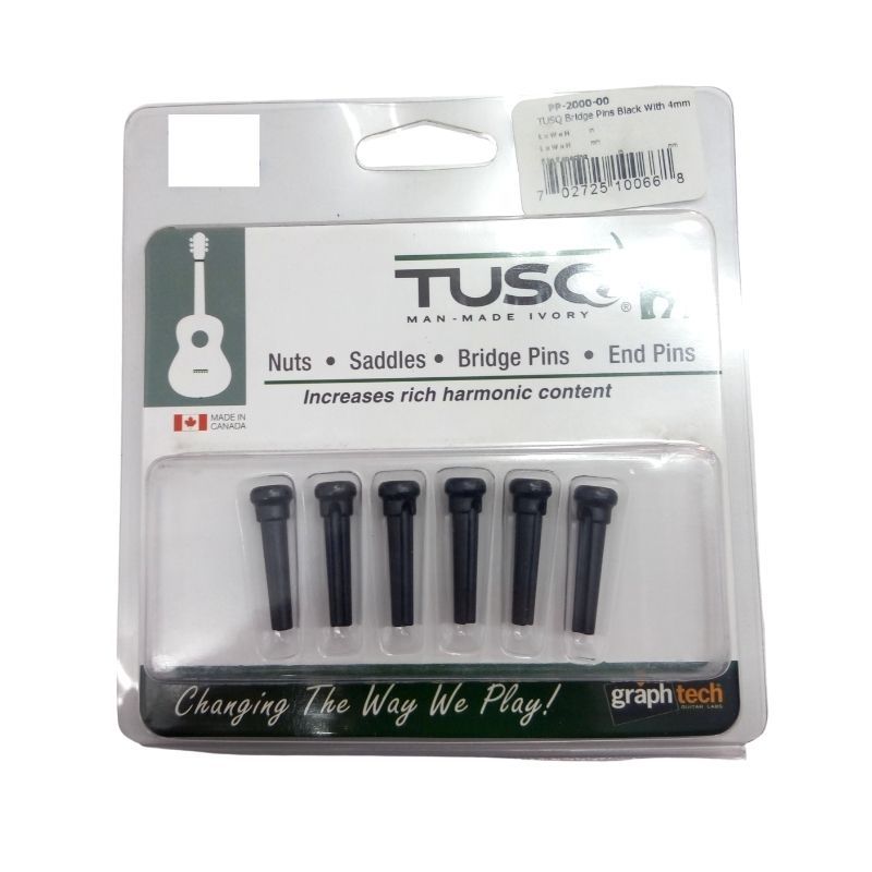 Tusq B Pins 4mm BLK/p Dot