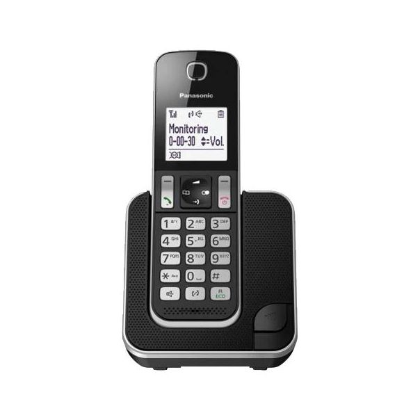 PANASONIC Bežični telefon KX-TGD310FXB, crna