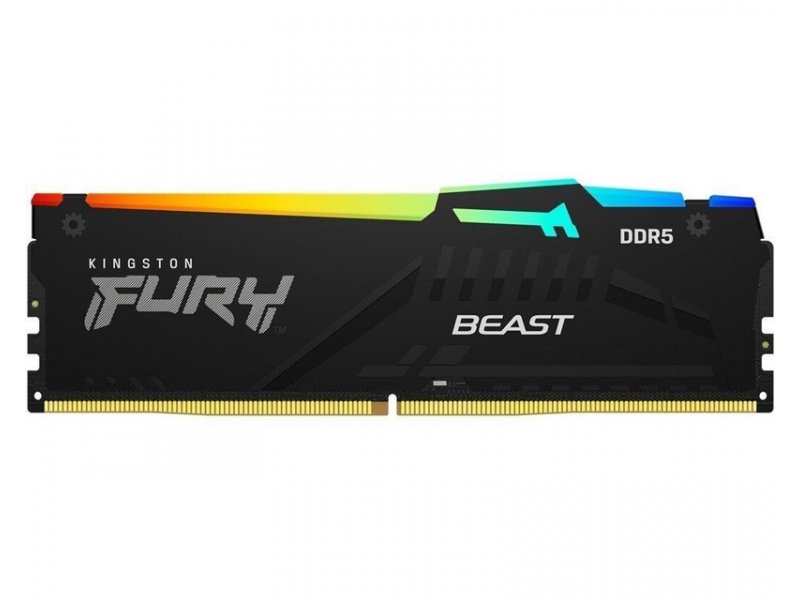 KINGSTON DIMM DDR5 16GB 6800MT/S KF568C34BBEA-16 FURY BEAST BLACK RGB EXPO