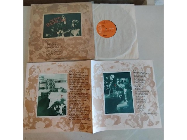 LOU REED BERLIN + Book US LP