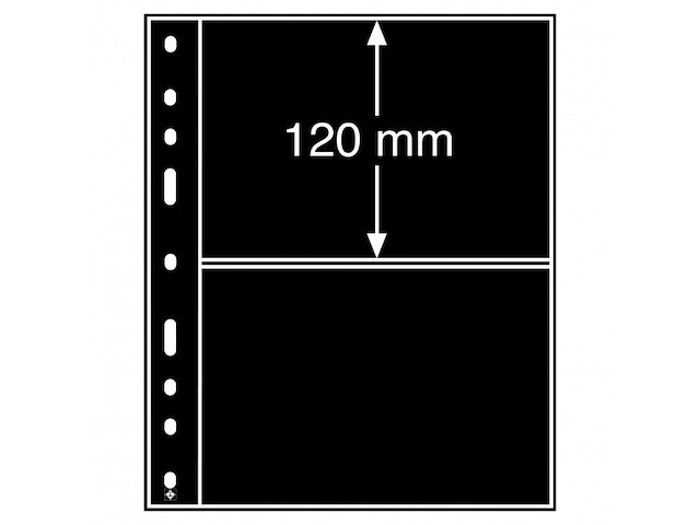 Stranice četri polja 180x120mm crna pozadina OPTIMA