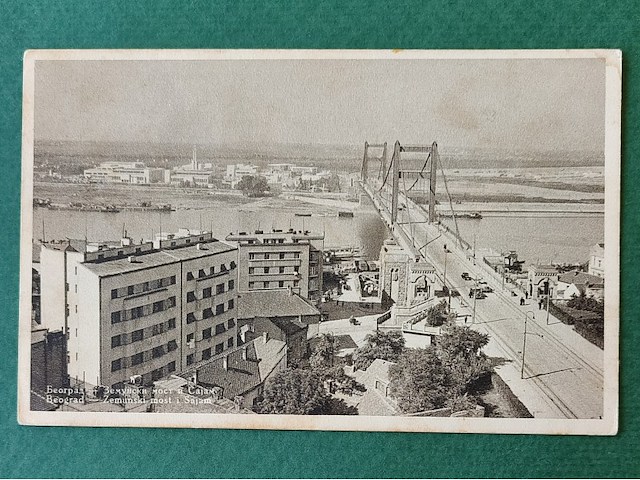 Razglednica Zemunski most i sajam