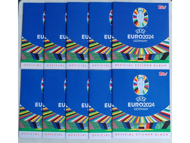 10 praznih albuma EURO 2024 GERMANY