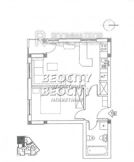 Svetozara Ćorovića, Šestosoban stan na prodaju, 40m2, 96.000€