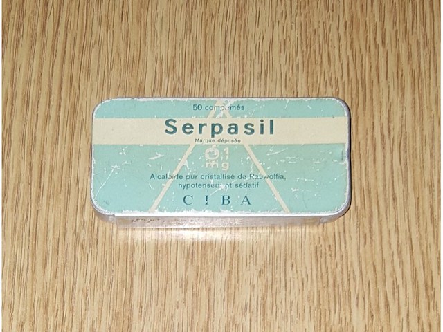 Kutija Serpasil `CIBA` Švajcarska