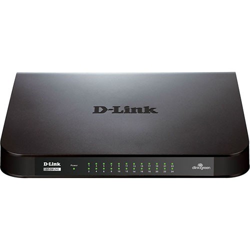 D-Link DlinkGO 24-Port Gigabit 10/100/1000Mbps Desktop Switch | GO-SW-24G