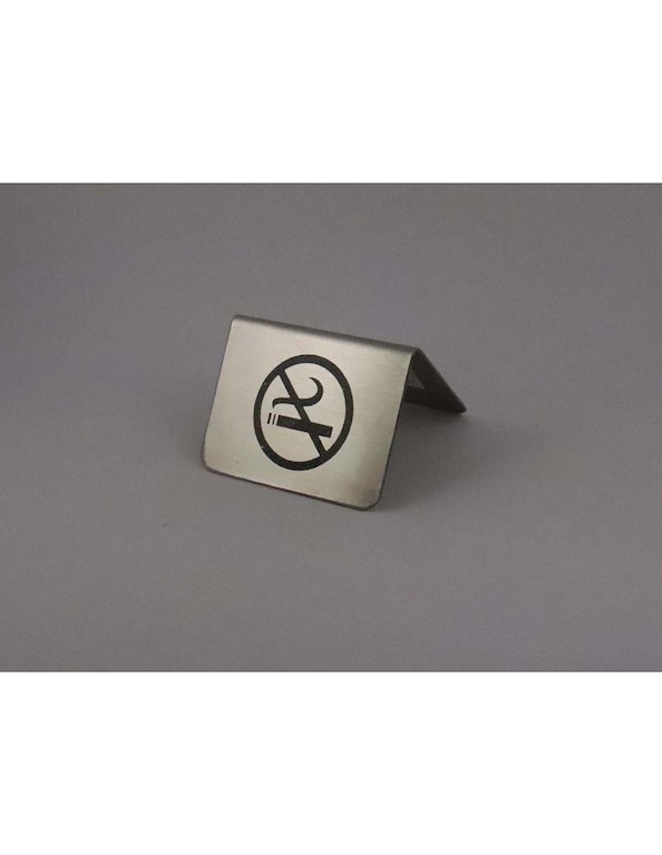 Oznaka zabranjeno pušenje inox