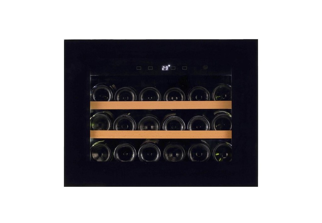 DUNAVOX DAVG-18.46B.TO, ugradna vinska vitrina, jedna zona hlađenja, 18 boca, širine 59cm, otvaranje na TIP-ON