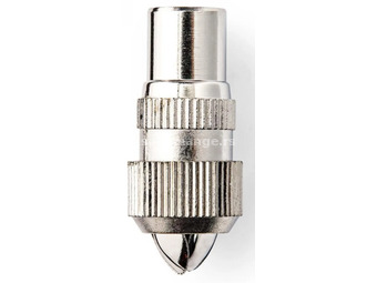 NEDIS CSGP40922ME IEC zenski konektor, Nickel Plated, 75ohm, 7mm (pakovanje 2kom)