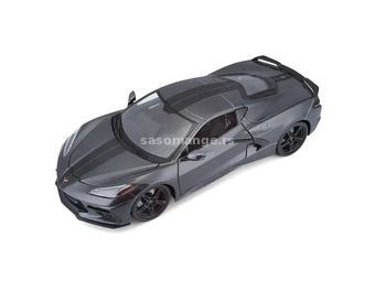 Igračka Auto Maisto 1:18 Chevrolet Corvette Stingray sivi