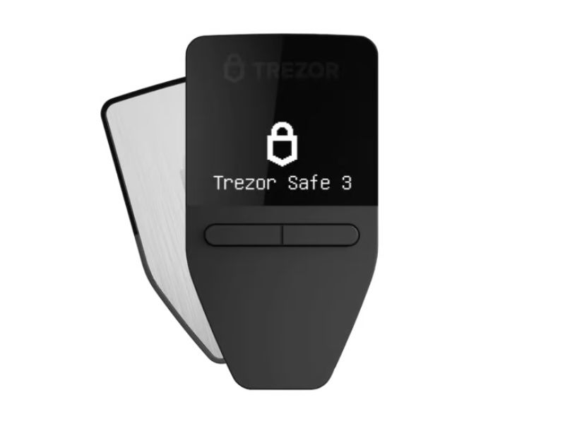 Trezor wallet Safe 3 – siva boja