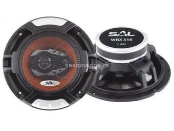 SAL Auto zvucnici 166mm 2x110W WRX316