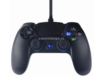 GEMBIRD JPD-PS4U-01 Gembird USB 2.0 analog vibration gamepad, PlayStation 4 / PC, 3m black