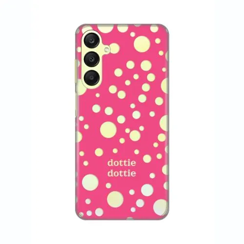 Silikonska futrola - maska print Skin za Samsung A256 Galaxy A25 5G Dottie Dottie Pink