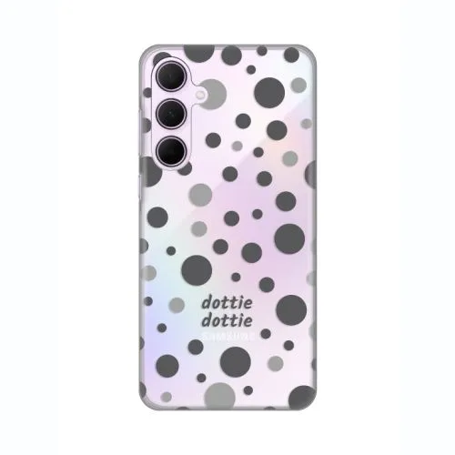 Silikonska futrola - maska print Skin za Samsung A356B Galaxy A35 5G Dottie Dottie Gray