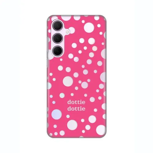 Silikonska futrola - maska print Skin za Samsung A356B Galaxy A35 5G Dottie Dottie Pink